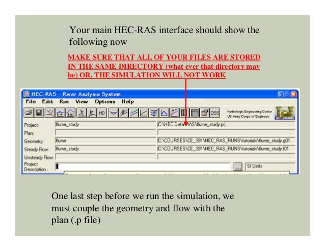 Hec ras example projects - honzoom