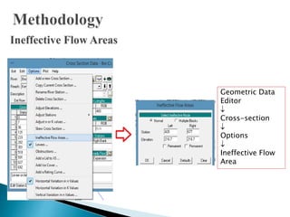 HEC-RAS tutorial on single bridge | PPTX