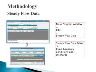 HEC-RAS tutorial on single bridge | PPTX