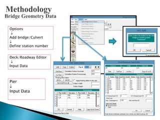 HEC-RAS tutorial on single bridge | PPTX