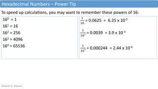 Hexadecimal to decimal conversion | PPTX
