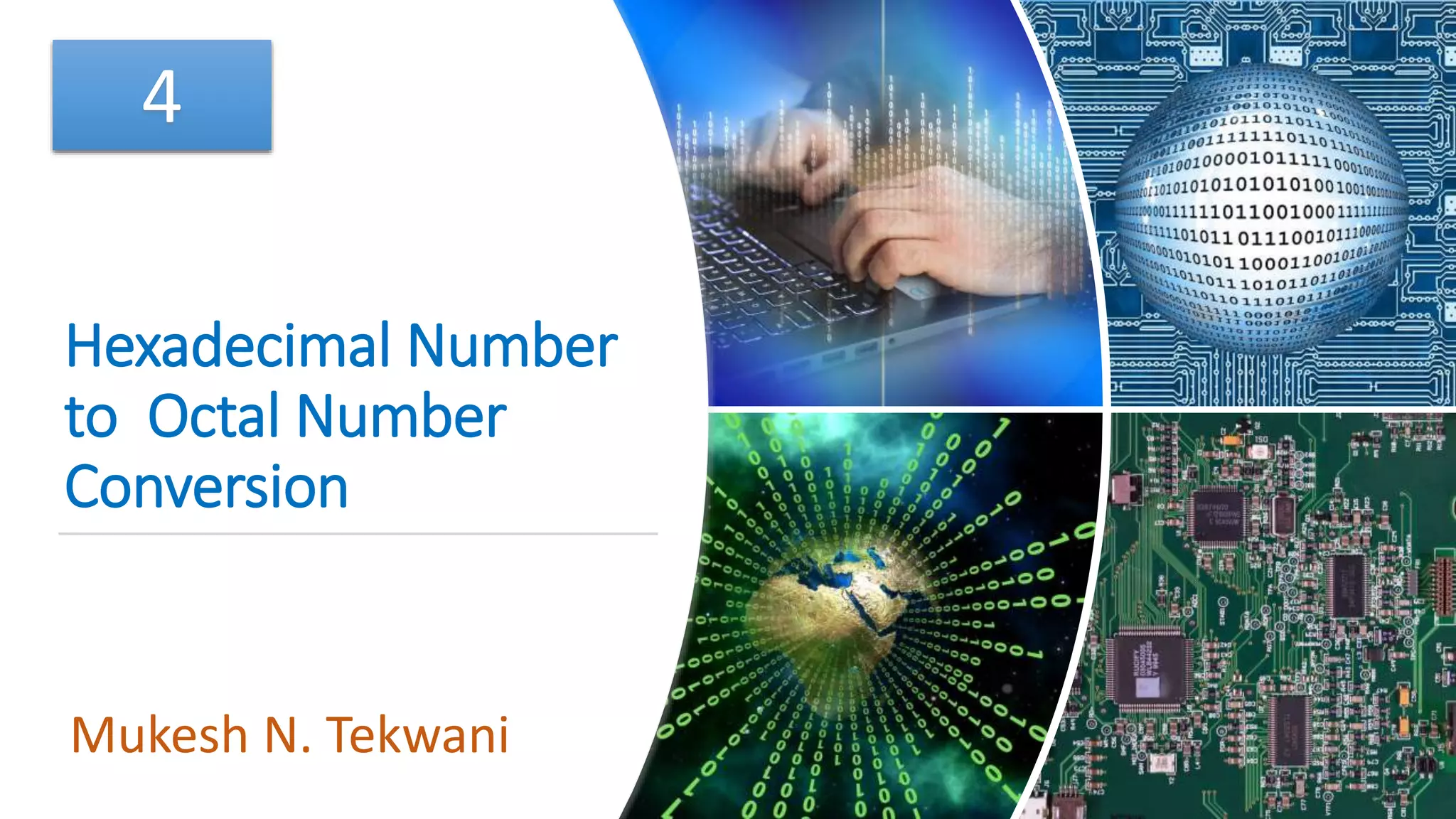 Hexadecimal to octal conversion | PPTX