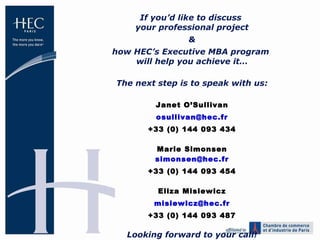 Hec Emba Highlights (Eng) | PPS | Business Administration | Business