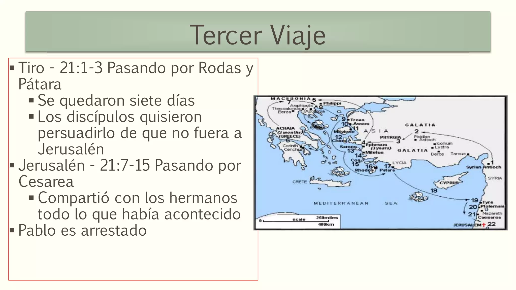 Hechos viajes de Pablo | PPTX