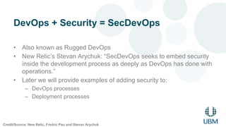 Security & DevOps- Ways To Make Sure Your Apps & Infrastructure Are ...