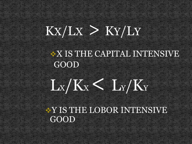 Heckscher ohlin model theory of international trade | PPTX | Business ...