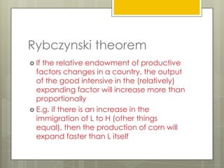 Hecksher-Ohlin model | PPTX