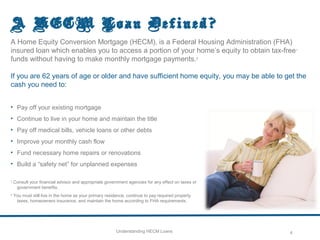 Hecm Reverse Mortgage Pesentation | PPT