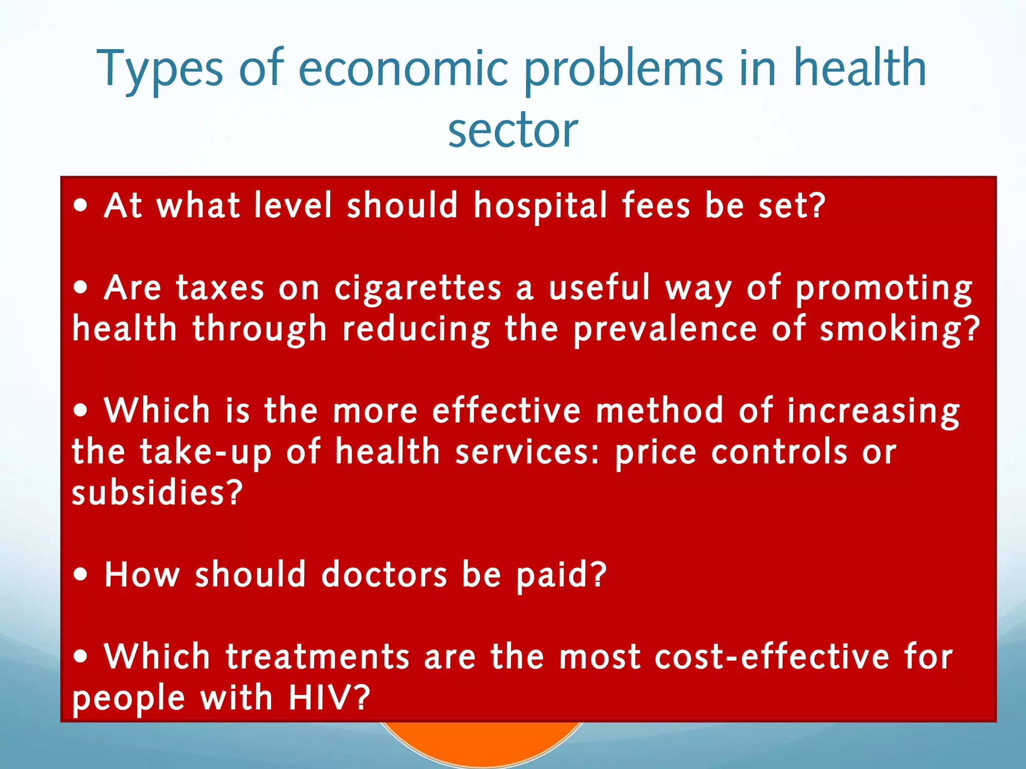 Basics of Health economics | PPT