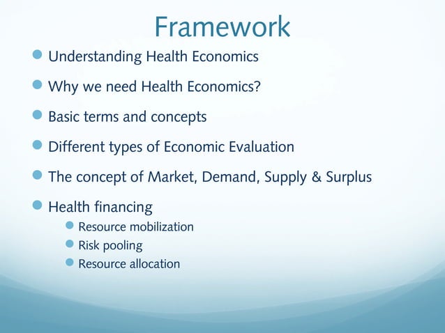 Basics of Health economics | PPT | Free Download