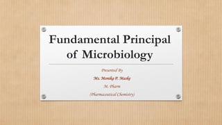 Fundamental Principal of Microbiology | PDF