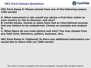HEC Paris | PPT