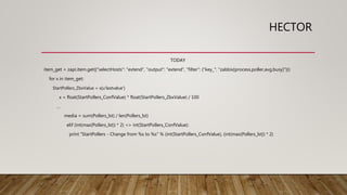 Performando o Zabbix com o Hector | PPT