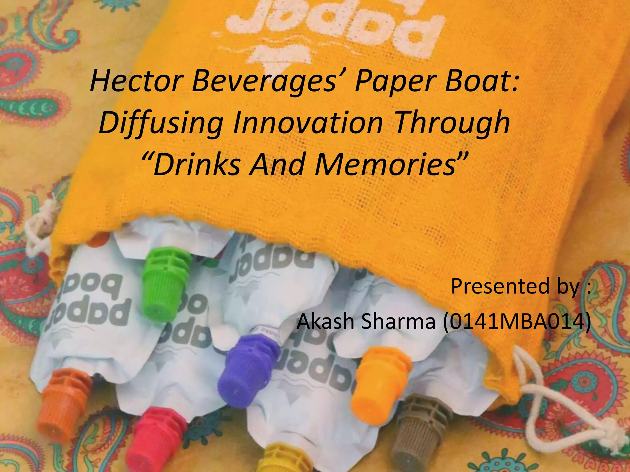 Hector beverages’ paper boat | PPTX