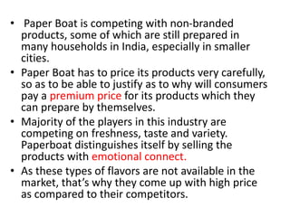 Hector beverages’ paper boat | PPTX