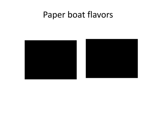 Hector beverages’ paper boat | PPTX