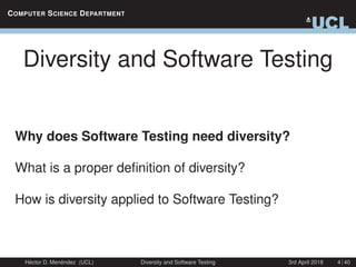 An overview on diversity and Software Testing | PDF