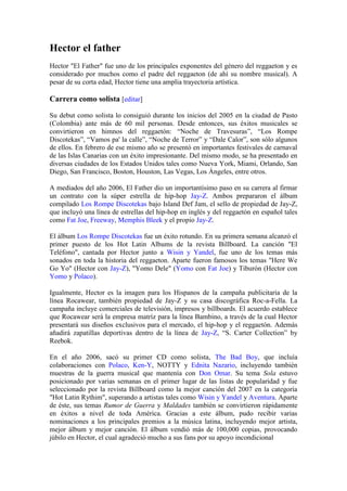Hector El Father | DOCX