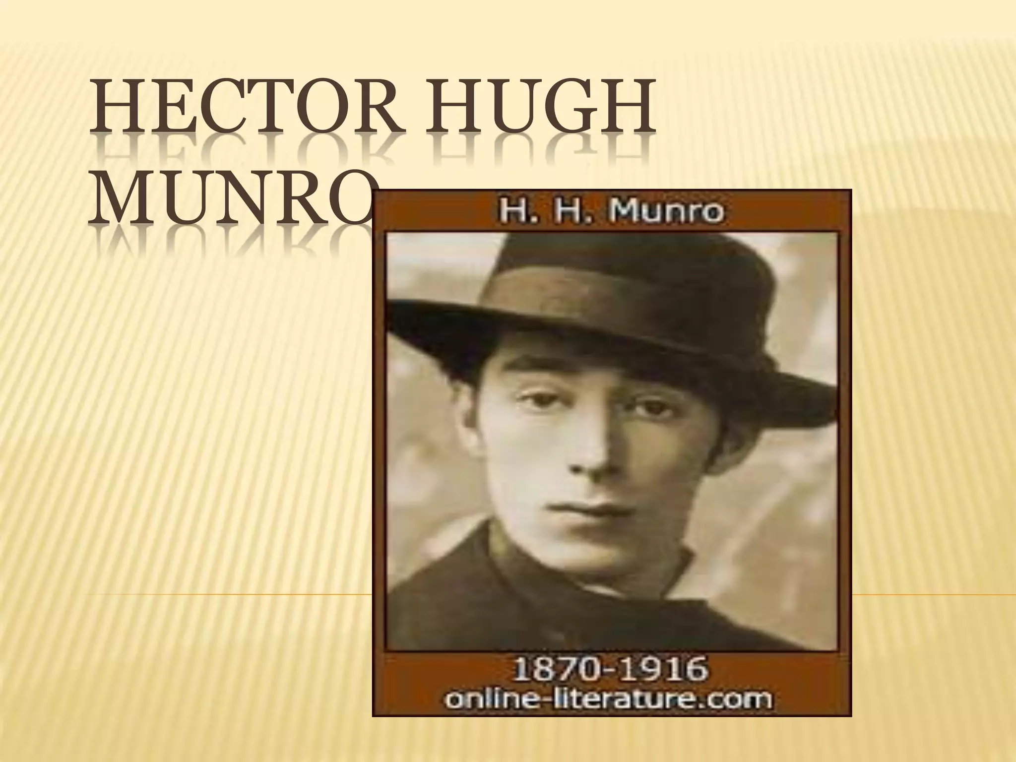 Hector hugh munro | PPTX