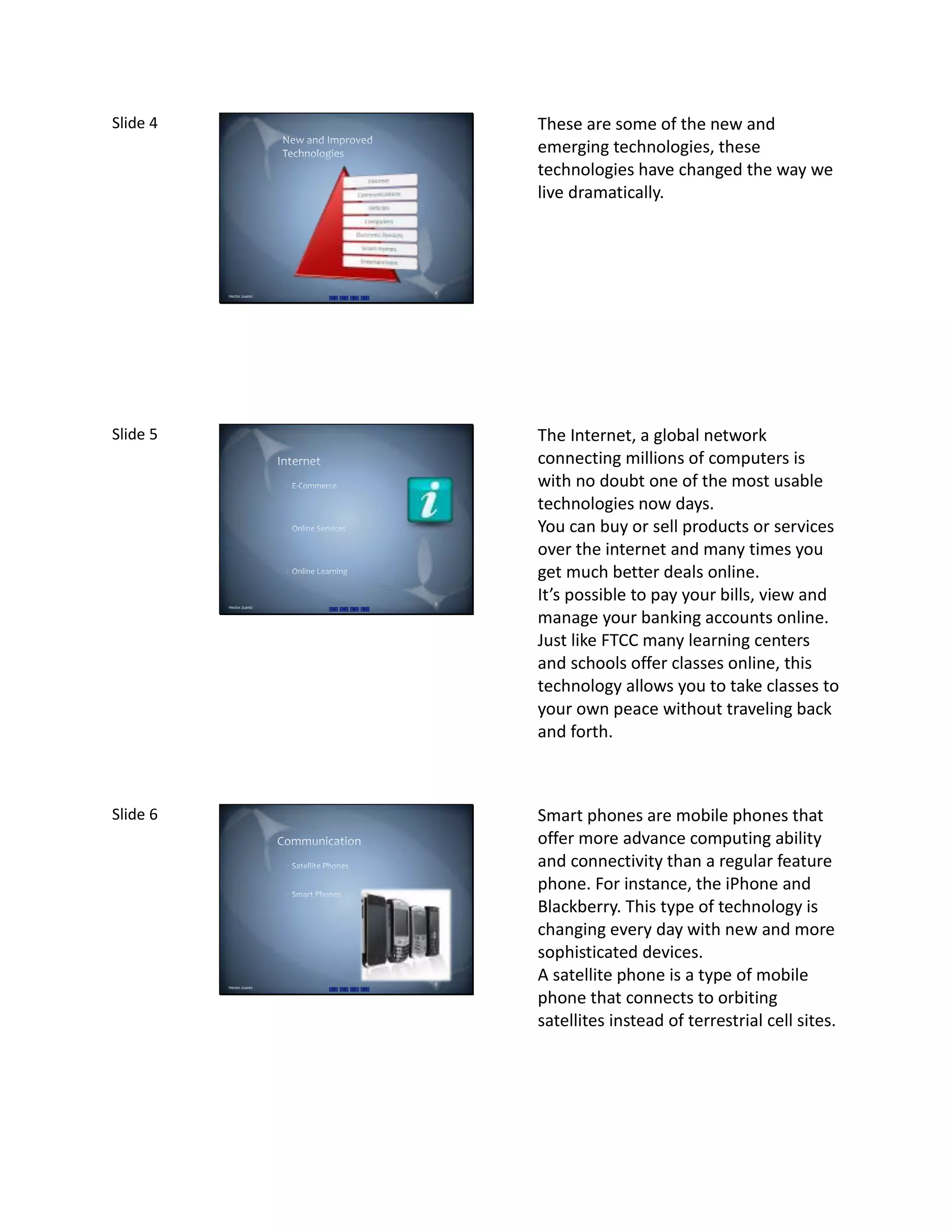 Hector juarez handouts | PDF