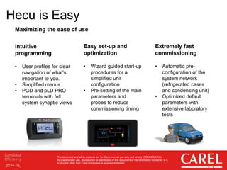 Hecu - CAREL's Solution for High Efficiency Condensing Units | PPT
