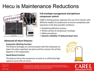Hecu - CAREL's Solution for High Efficiency Condensing Units | PPT