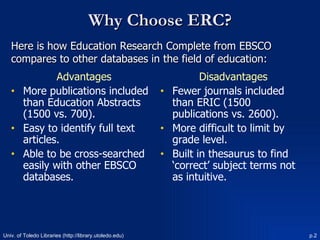 HED Education Research Complete | PPT