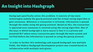 Hedera Hashgraph Development:The Future of Digital Ledger Technology | PPT