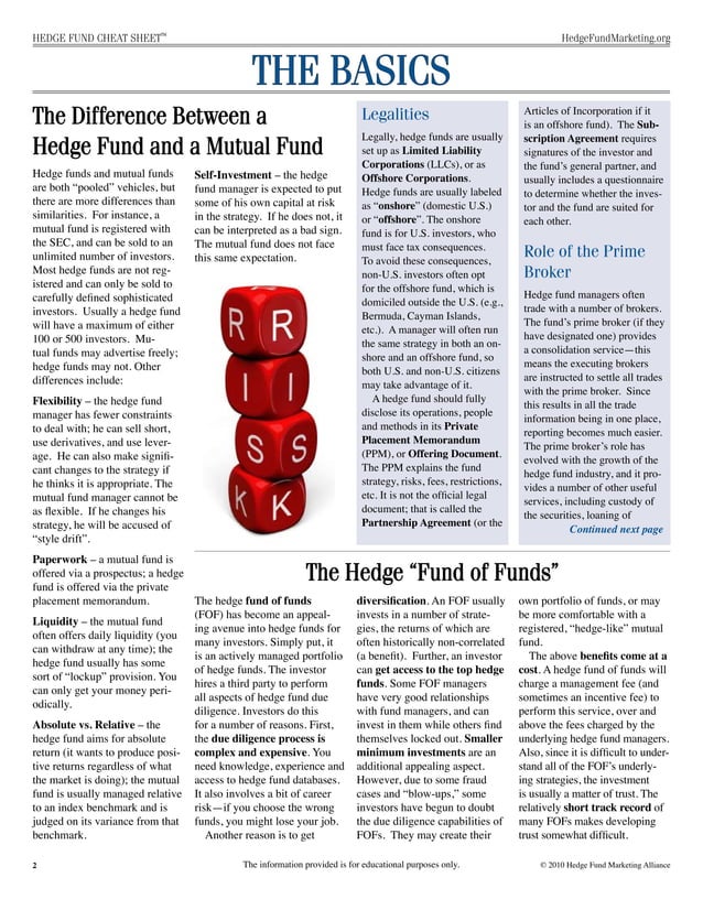 Hedge funds - Quick Overview | PDF | Hedge Funds | Personal Investing