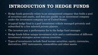 Hedge fund and M&A | PPTX