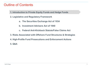 Hedge Fund and Private Equity Fund - Structures, Regulation and ...