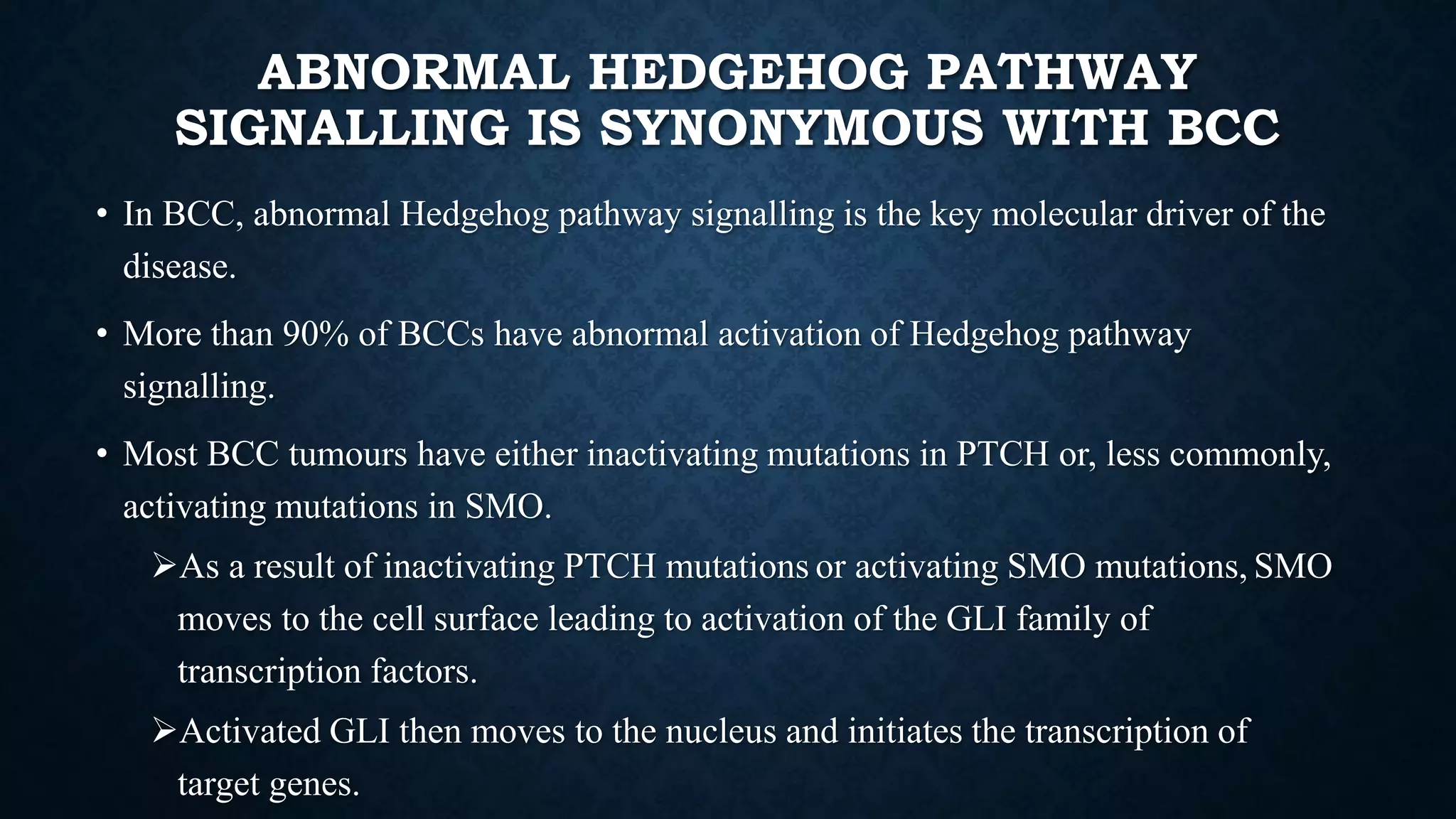 Hedgehog signalling pathway presentation | PPTX
