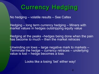 To Hedge or Not to Hedge | PPT | Hedge Funds | Personal Investing
