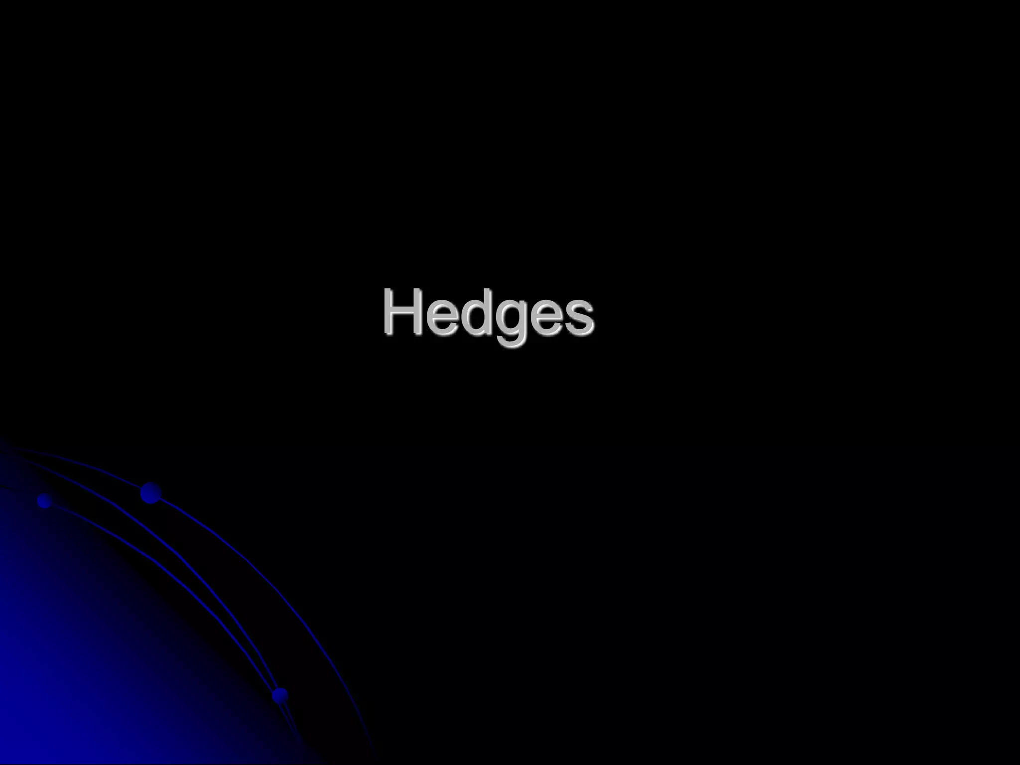 Hedges , edges & topiary ed | PPT