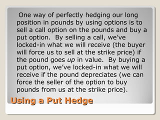 Hedging | PPT