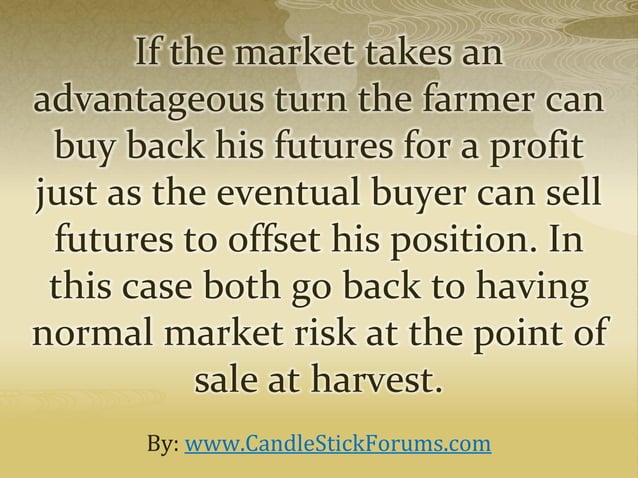 Hedging commodities | PPTX | Stocks and Bonds | Personal Investing