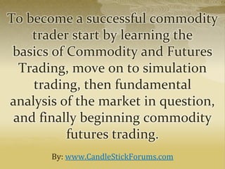 Hedging commodities | PPTX