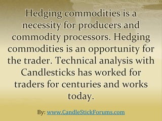 Hedging commodities | PPTX