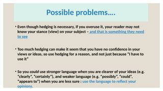 Hedging Devices in Research Writing.pptx
