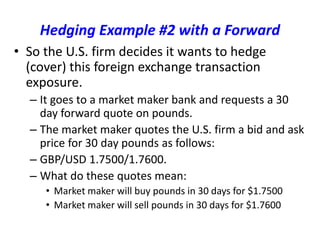 Hedging Foreign Exchange Exposures Ppt