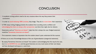 Hedging in academic writing presentation | PPTX