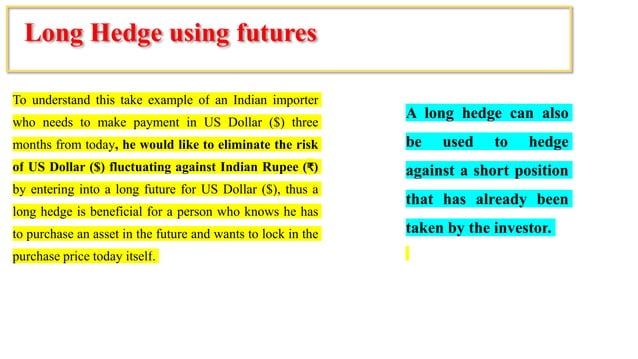 Hedging, Speculation and Arbitrage using Futures.ppt