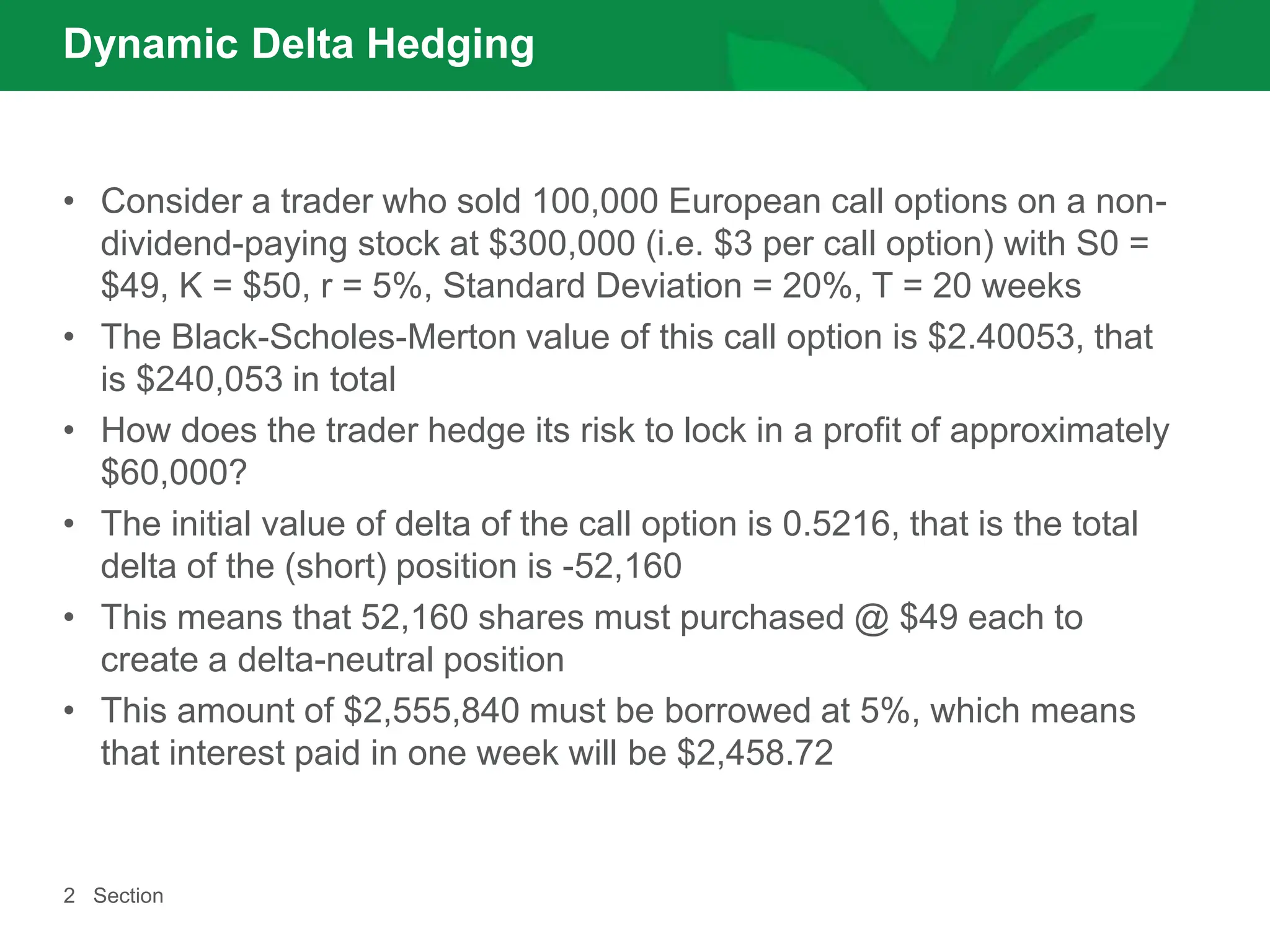 Hedging Volatility Ch 19 20 Pptx