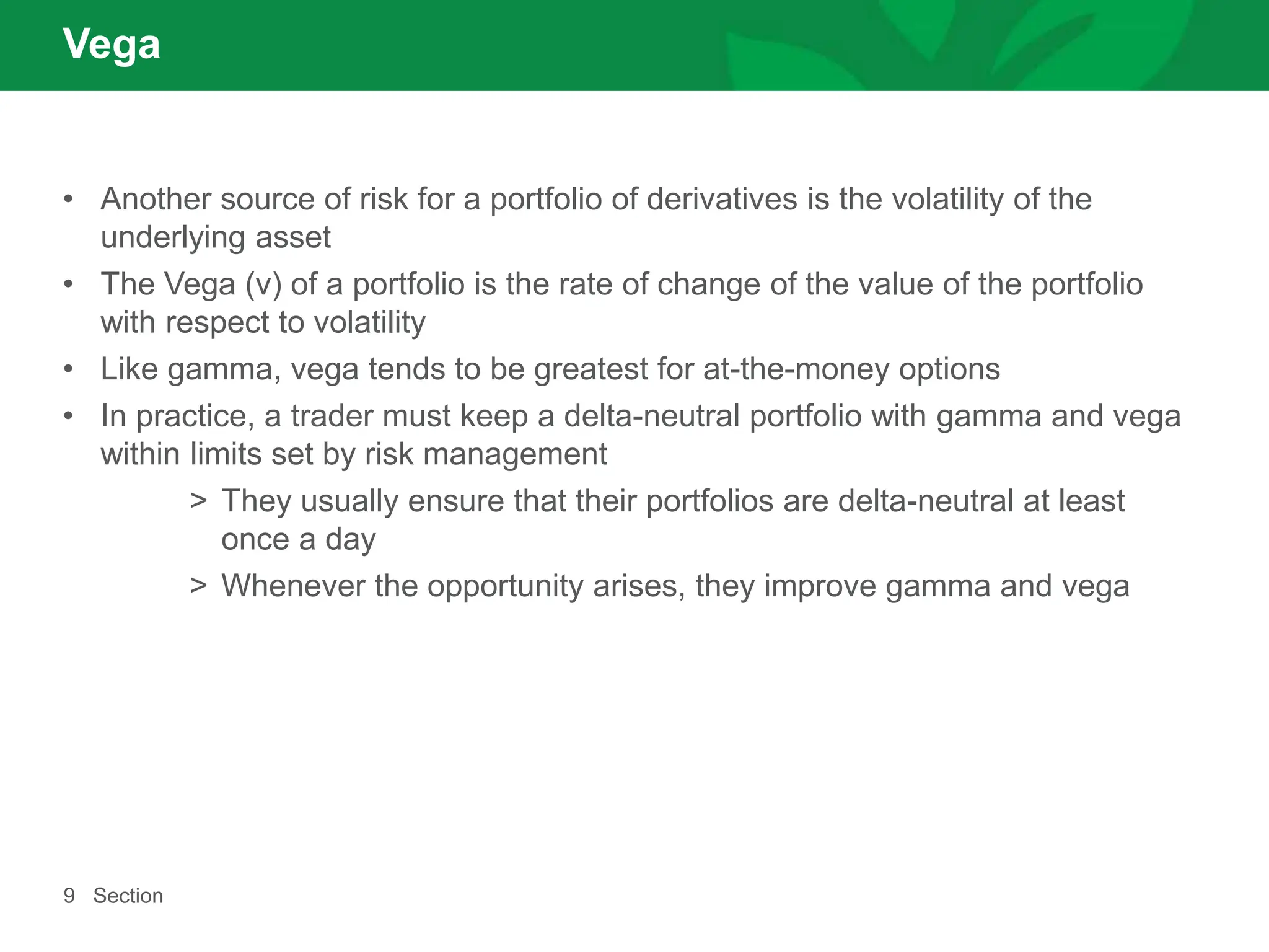Hedging Volatility Ch 19 20 Pptx