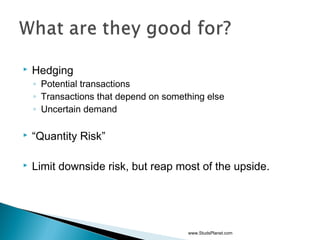 Hedging with currency option | PPT
