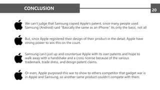 Apple vs Samsung: Design Patents | PPTX