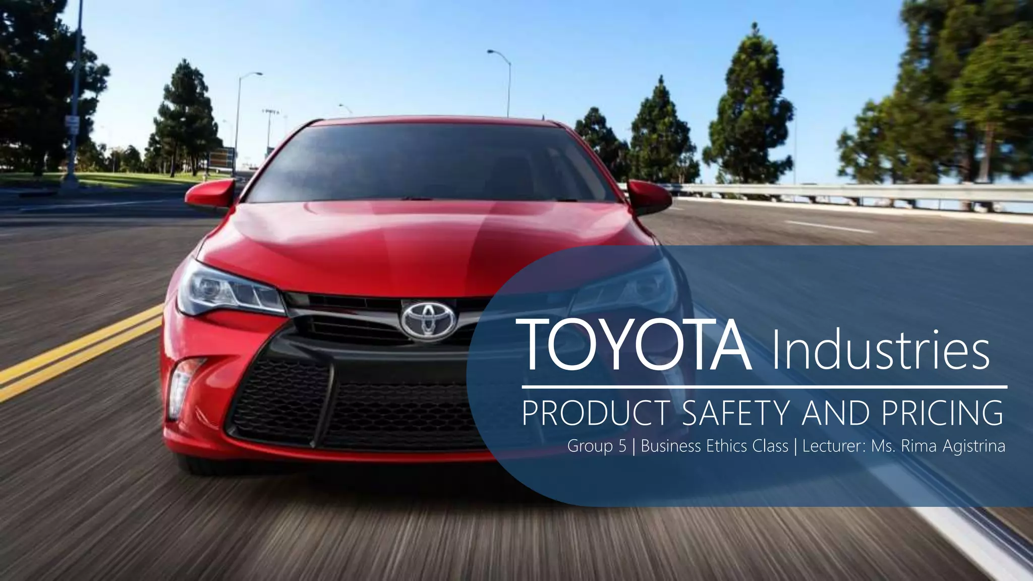 Toyota Product Safety and Pricing | PPTX