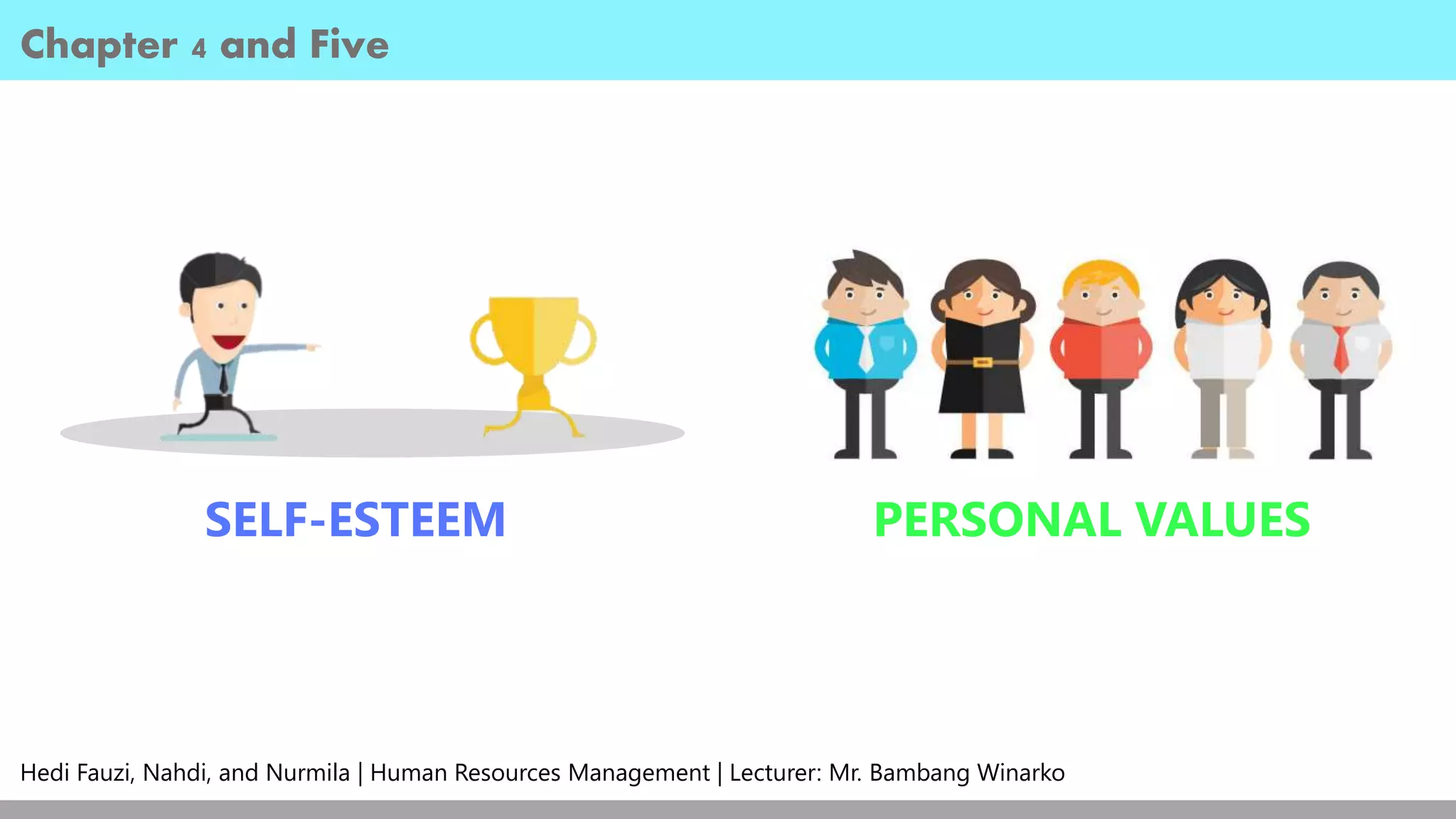 Self Esteem and Personal Value (Chapter 4 & 5) | PPTX