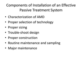 Bob Hedin, Hedin Environmental, "Effective Passive Treatment of Coal ...