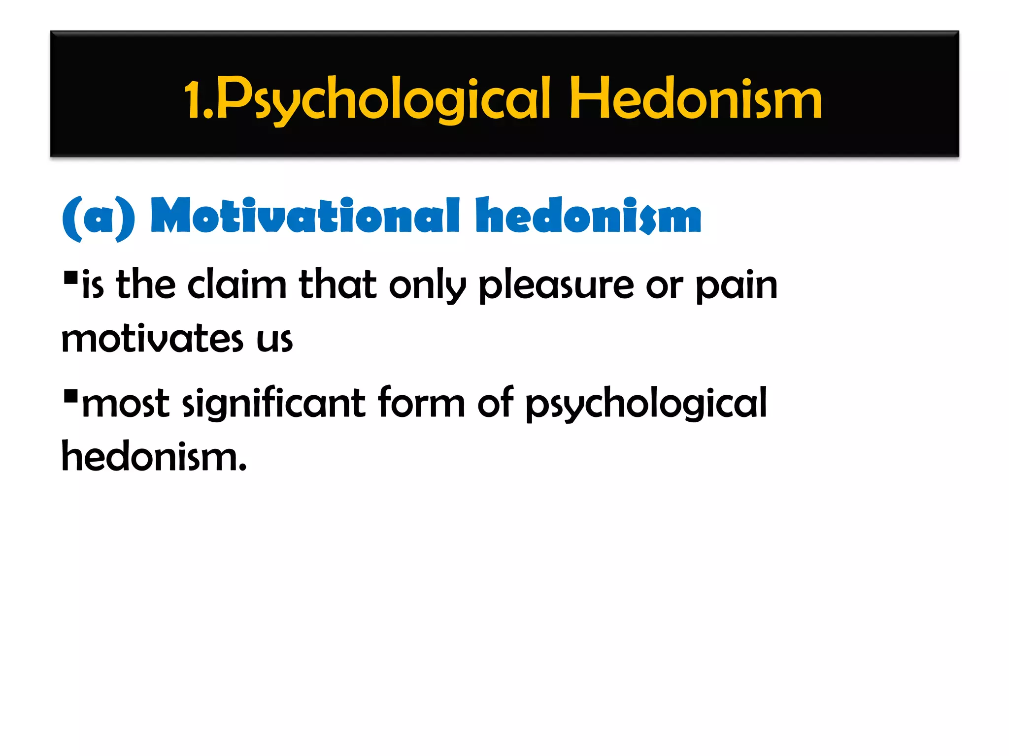 Hedonism | PPT